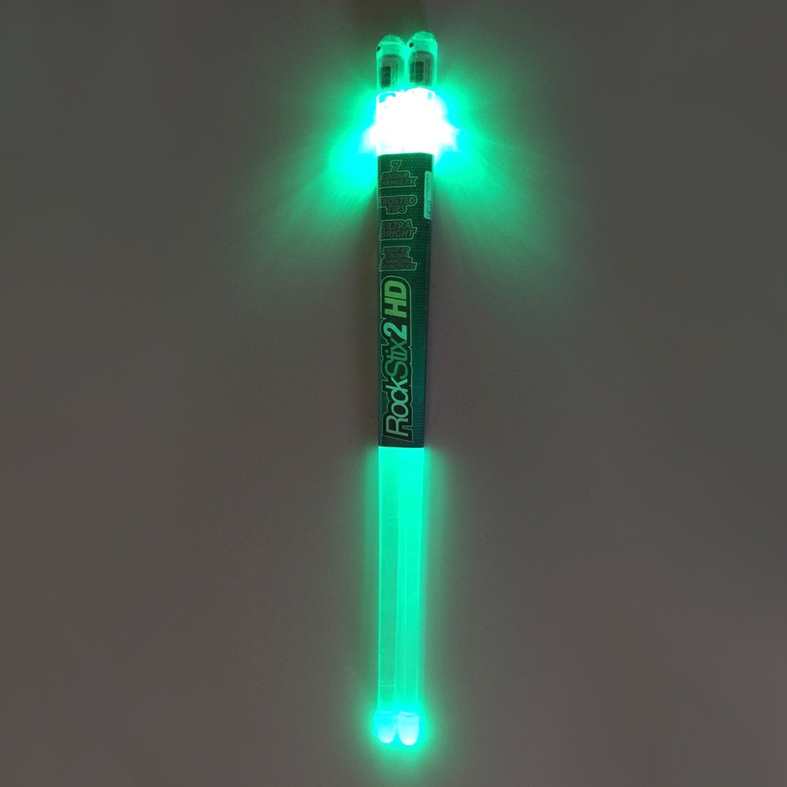 🥁Pair of ROCKSTIX 2 HD: BRIGHT LIGHT UP MULTI COLOR CHANGE LED DRUMSTICKS, 7 Amazing Color effects, Set your gig on fire!