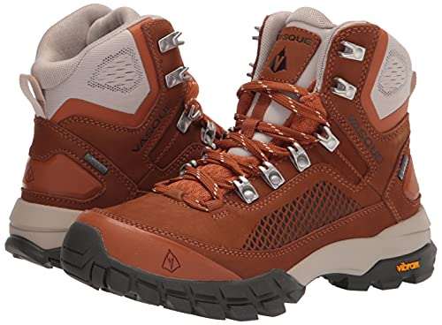 Vasque Women's Talus XT Mid GTX Hiking Boot, Glazed Ginger/Silver Grey, 7