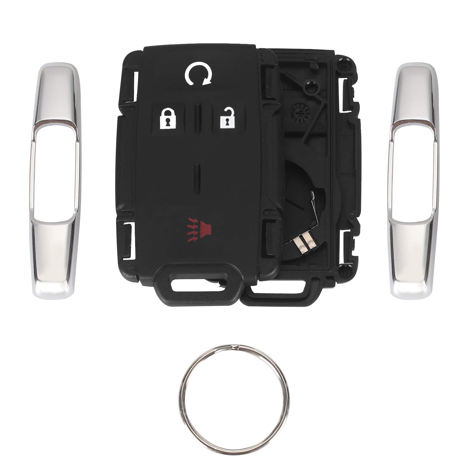 YORKING Replacement Remote Control Key Fob, Keyless Entry Key Fob Case Fits Chevy Silverado Colorado GMC Sierra Canyon Car Key Housing Replacement for M3N-32337100 Casing Only
