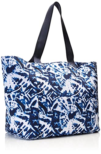 Vera Bradley Women's Recycled Lighten Up Reactive Drawstring Family Tote Bag, Island Tie-Dye, One Size