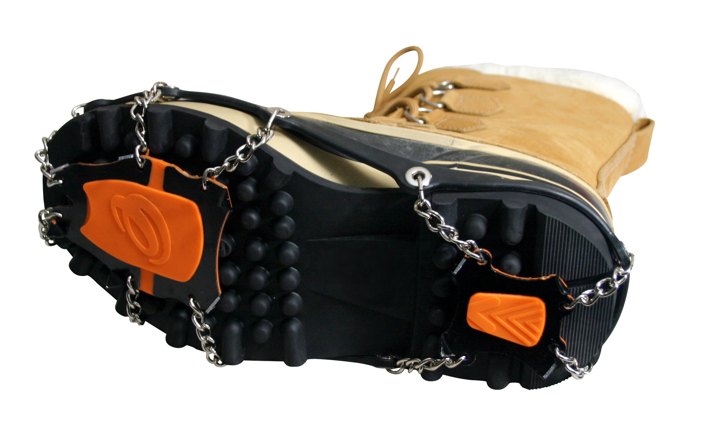Yaktrax XTR Extreme Outdoor Traction (Black/Orange, Large)