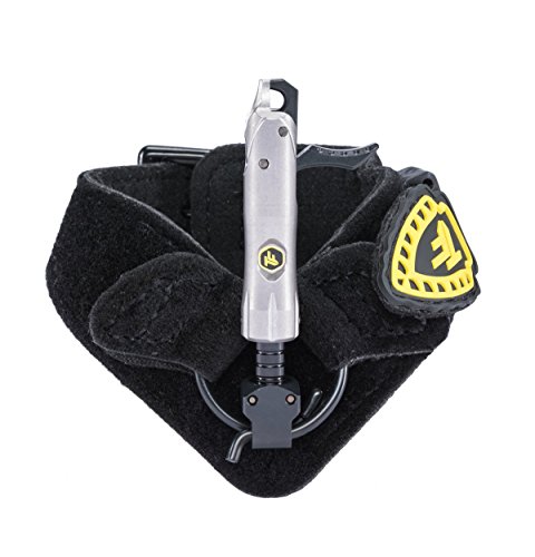 Trufire BDBF Bulldog Buckle Foldback Archery Compound Bow Release - Adjustable Black Wrist Strap, One Size