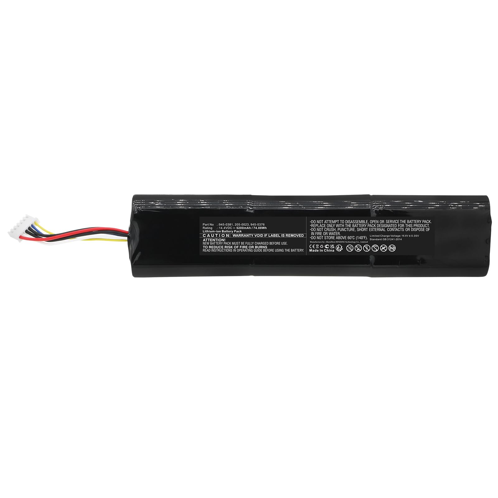 Synergy Digital Vacuum Cleaner Battery, Compatible with Neato 905-0596 Vacuum Cleaner, (Li-ion, 14.4V, 2100mAh) Ultra High Capacity, Replacement for Neato 205-0023 Battery