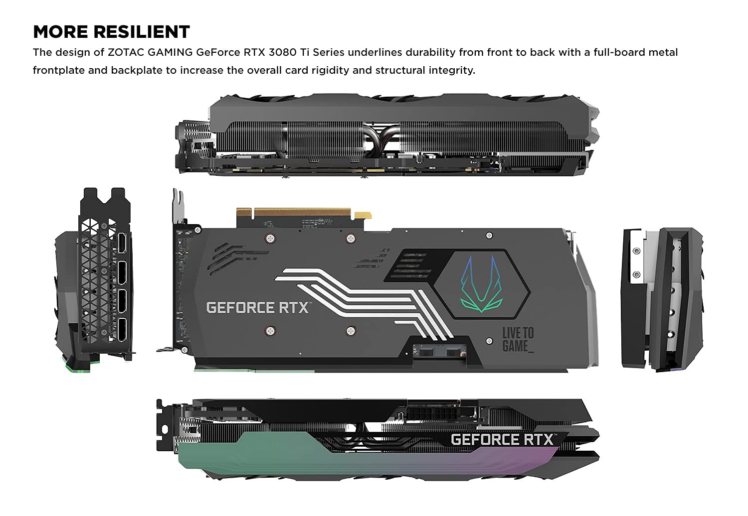 ZOTAC Gaming GeForce RTX 3080 Ti AMP Holo 12GB GDDR6X 384-bit 19 Gbps PCIE 4.0 Gaming Graphics Card, HoloBlack, IceStorm 2.0 Advanced Cooling, Spectra 2.0 RGB Lighting, ZT-A30810F-10P (Renewed)