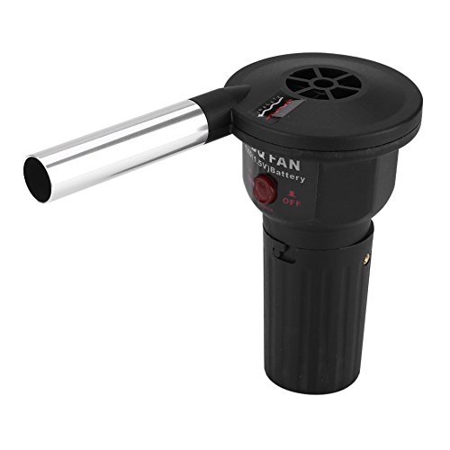 Yosoo Portable Bbq Fan Air Blower,Charcoal Electric Battery Powered Barbecue Fan Air Blower,Charcoal For Outdoor Camping Picnic Charcoal Grill Barbecue