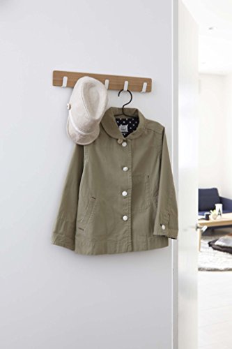 YAMAZAKI Home Ply Over The Door Hooks - Hanging Coat Rack, Beige, small