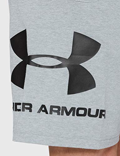 Under Armour UA Sportstyle Cotton Graphic SM STEEL LIGHT HEATHER