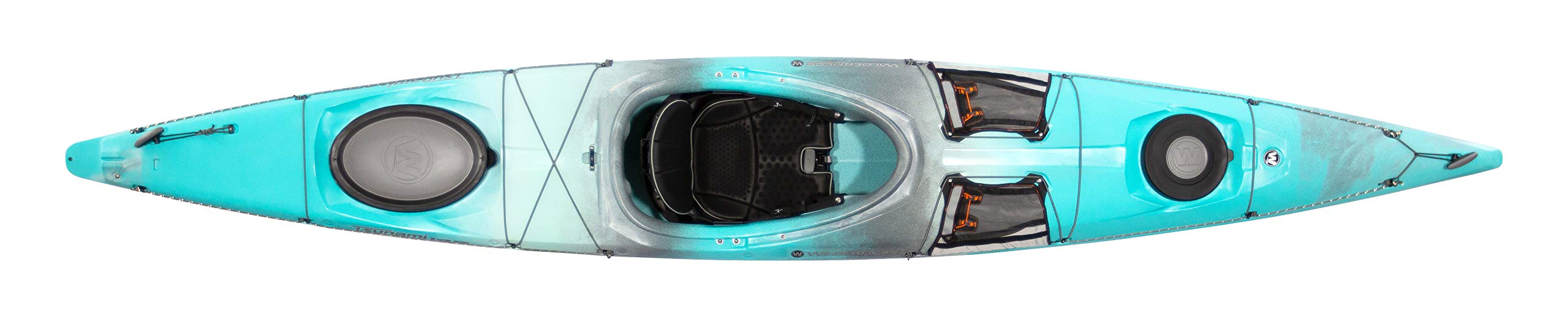 Wilderness Systems Tsunami 145 | Sit Inside Touring Kayak | Kayak with Rudder | 14' 6" | Breeze Blue