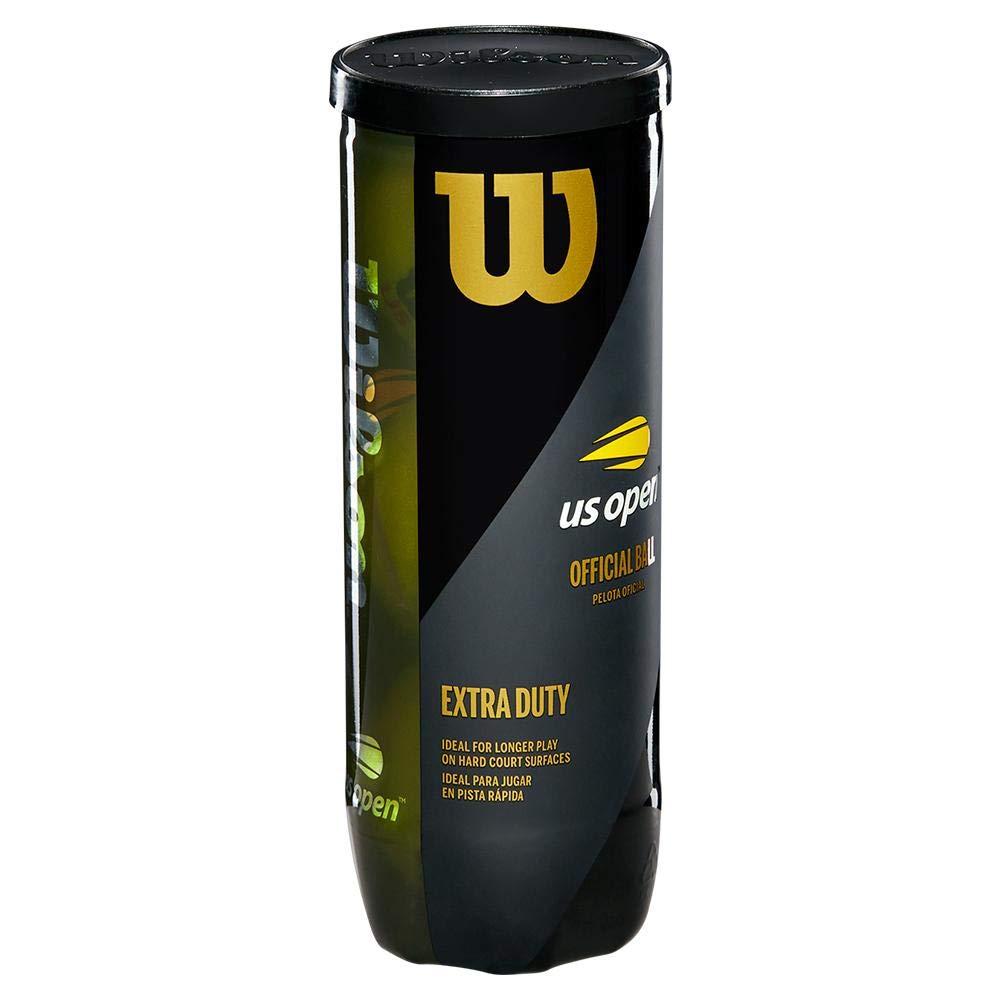 Wilson US Open Extra Duty All-Court Tennis Balls - 3 Ball Can (2 Cans)
