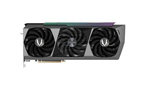 ZOTAC Gaming GeForce RTX™ 3090 Ti AMP Extreme Holo 24GB GDDR6X 384-bit 21 Gbps PCIE 4.0 Graphics Card, HoloBlack, IceStorm 2.0 Advanced Cooling, Spectra 2.0 RGB Lighting, ZT-A30910B-10P