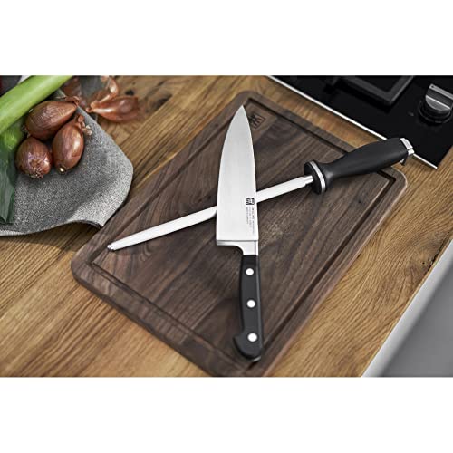 ZWILLING Accessories Sharpening Steel, 12-inch, Black/Stainless Steel
