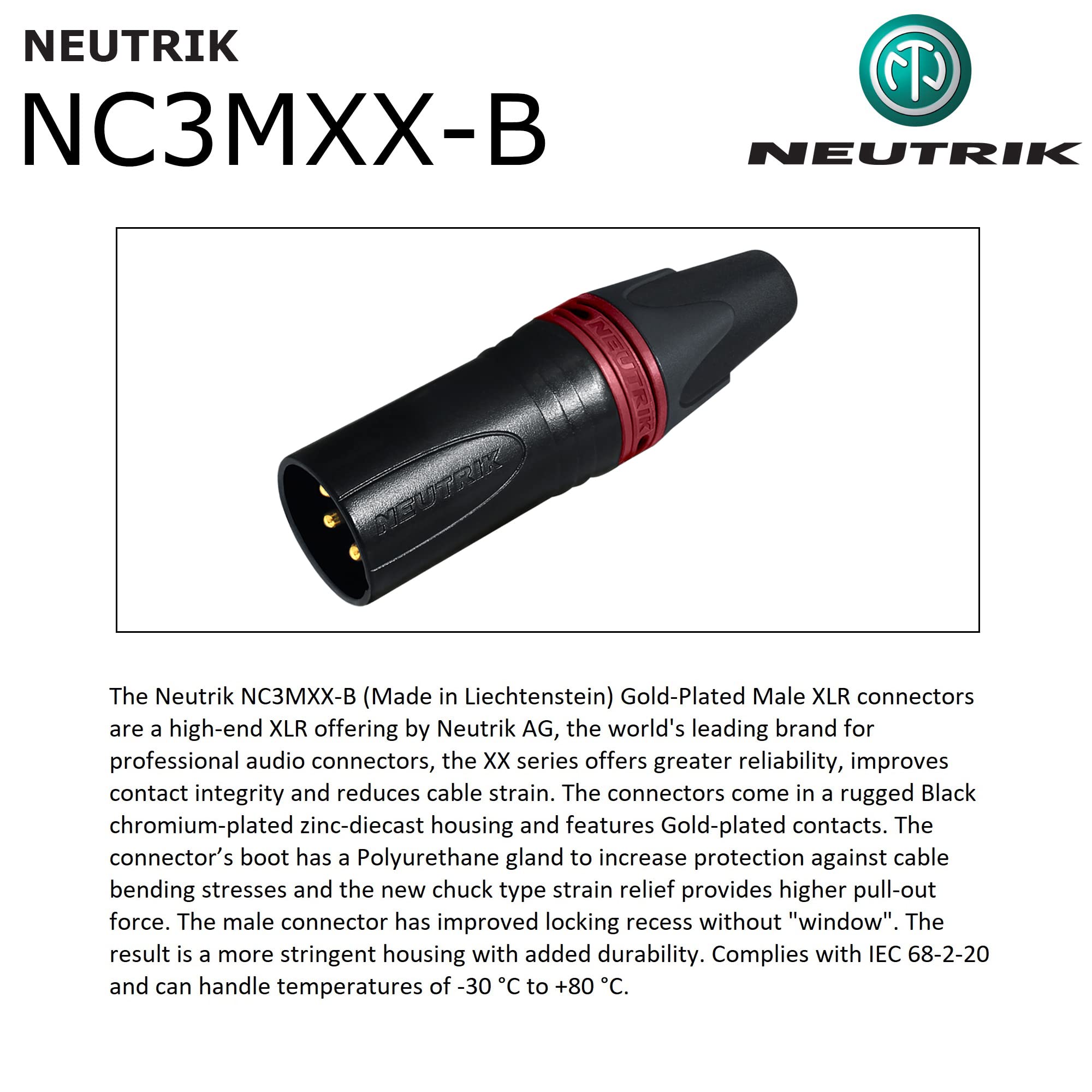 WORLDS BEST CABLES 5 Foot - RCA to XLR (Male) Cable Pair - Canare L-4E6S Star-Quad Audio Interconnect Cable & Amphenol ACPL RCA & Neutrik Male XLR Gold Plugs - CUSTOM MADE