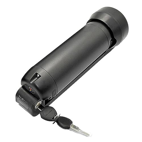 ZGFF 24V 10.5Ah Bottle Shape Li-Ion Battery, E-Bike Rechargeable Down Tube Battery, Suitable for 50W 150W 250W Folding Bicycle Motor