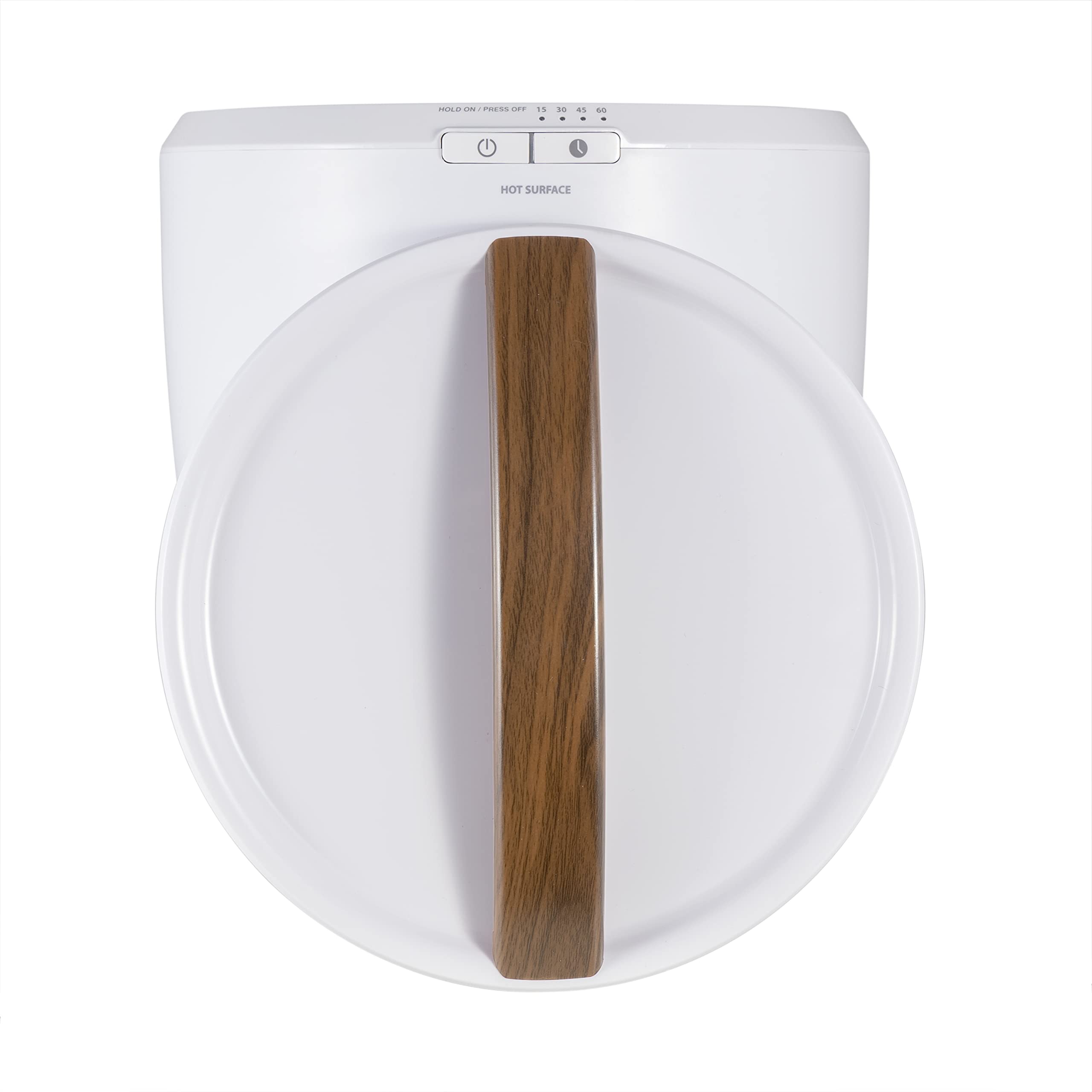 Zadro Countertop Towel Warmer, White/Oak