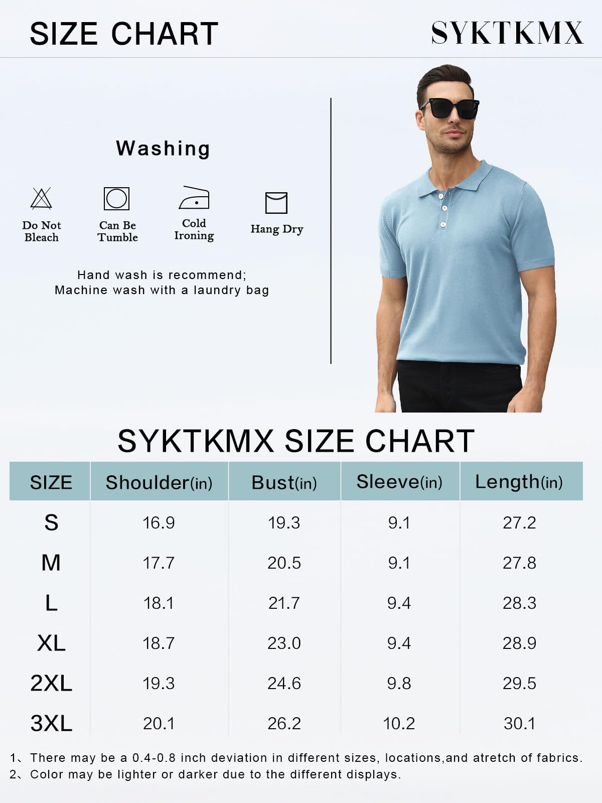 Syktkmx Mens Golf Polo Shirts Short Sleeve Casual Banded Bottom Stretch Classic Fit Solid Knit T-Shirts Olive Green
