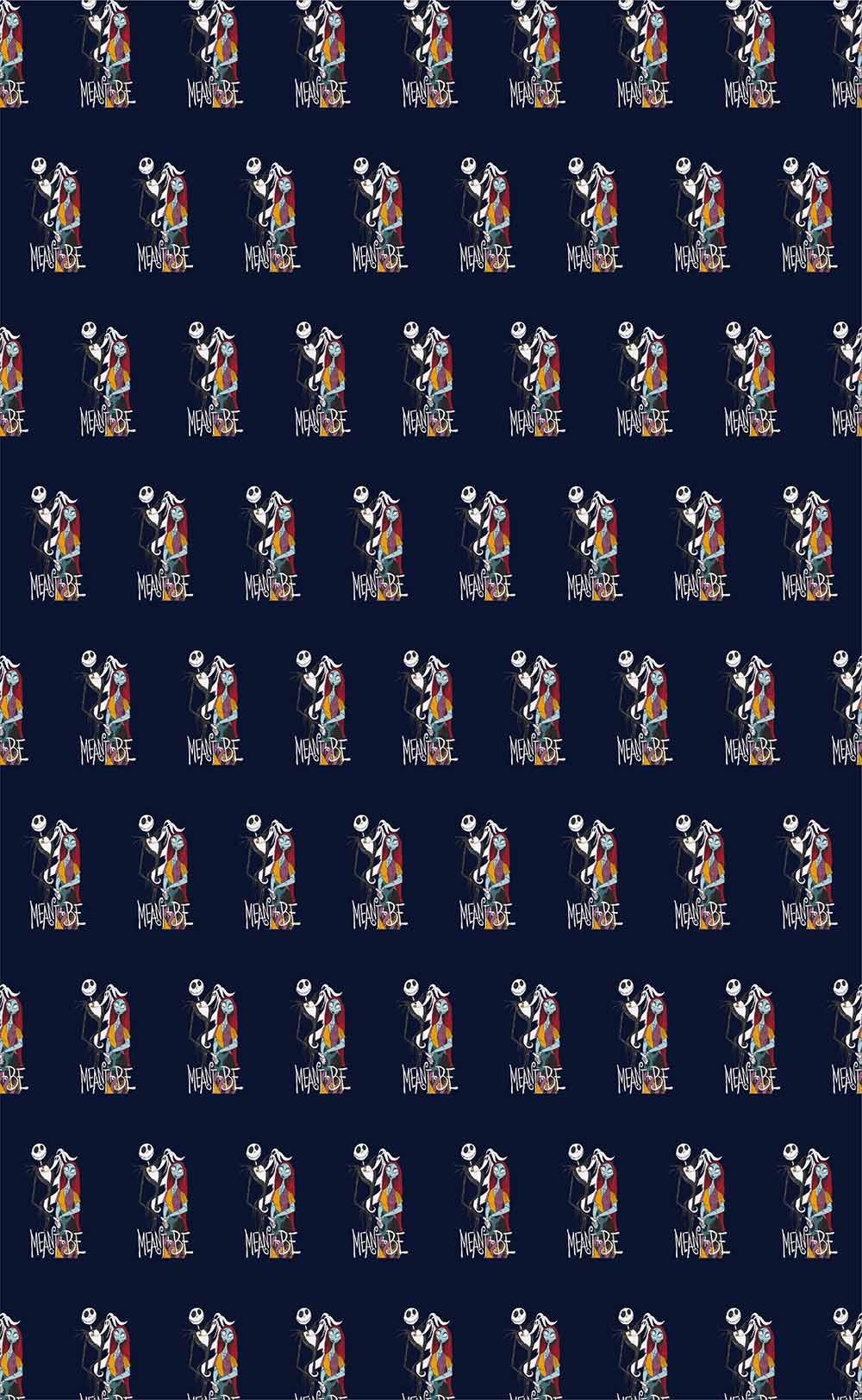 ZIGFRUIT 10 Sheets Funny Nightmare Before Christmas Holidays Wrapping Paper Roll for Gifts 17”x27.5” Per Sheet(10 Sheets in A Roll Not Folded Sheets)