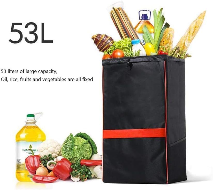 XDMINGY Folding Shopping Cart, Shopping Trolley Shopping Cart Folding Trailer Trolley Portable Trolley Hand Pulling Home Luggage Grocery Utility Carts