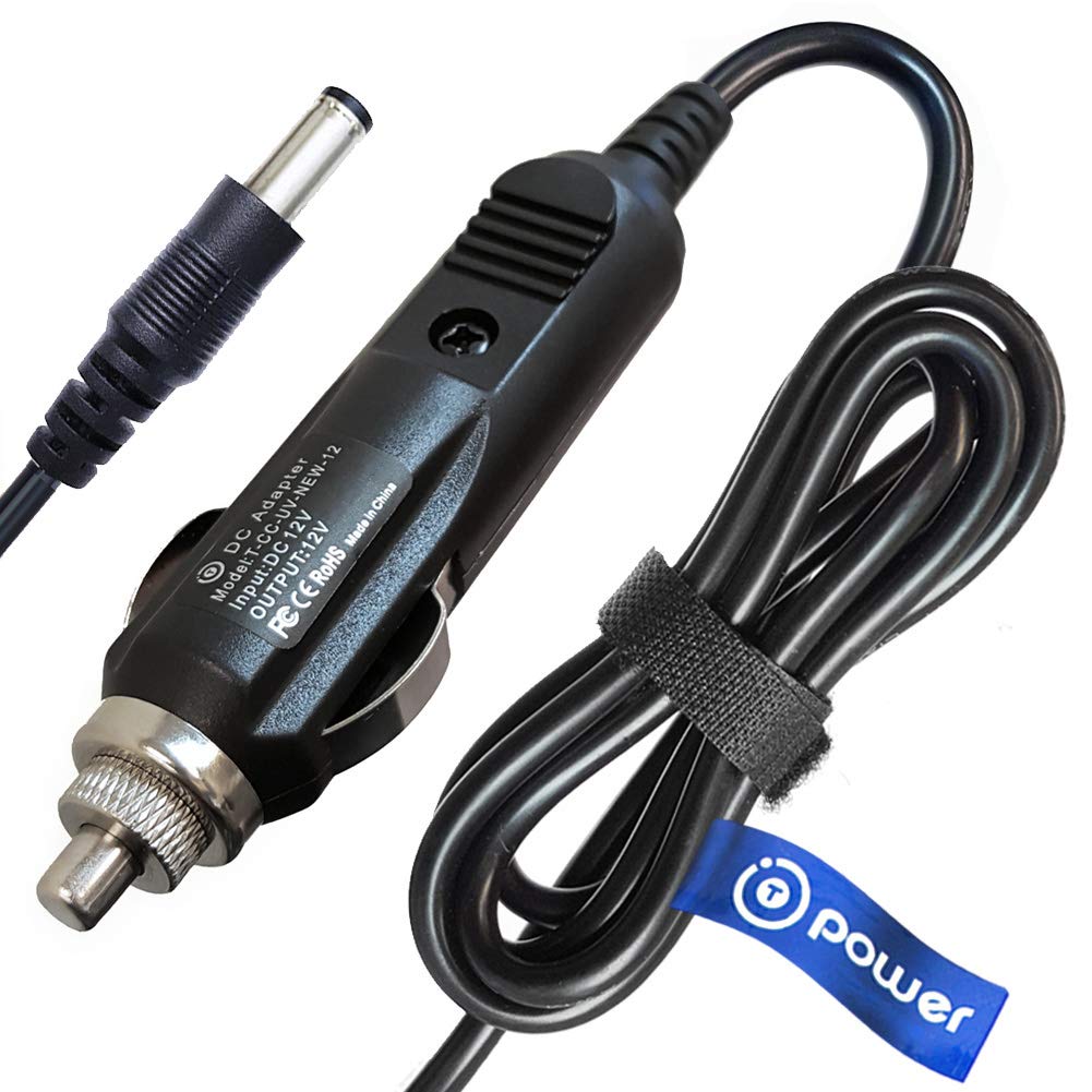 T POWER Car Charger for SereneLife COOLIS FlashFish CHAFON AIPER Portable Power Station CF-A30028 150Wh 155Wh 167Wh CPAP Battery Pack SLSPGN10 SLSPGN20 S320-UPGRADED AC DC Car Cigarette Plug
