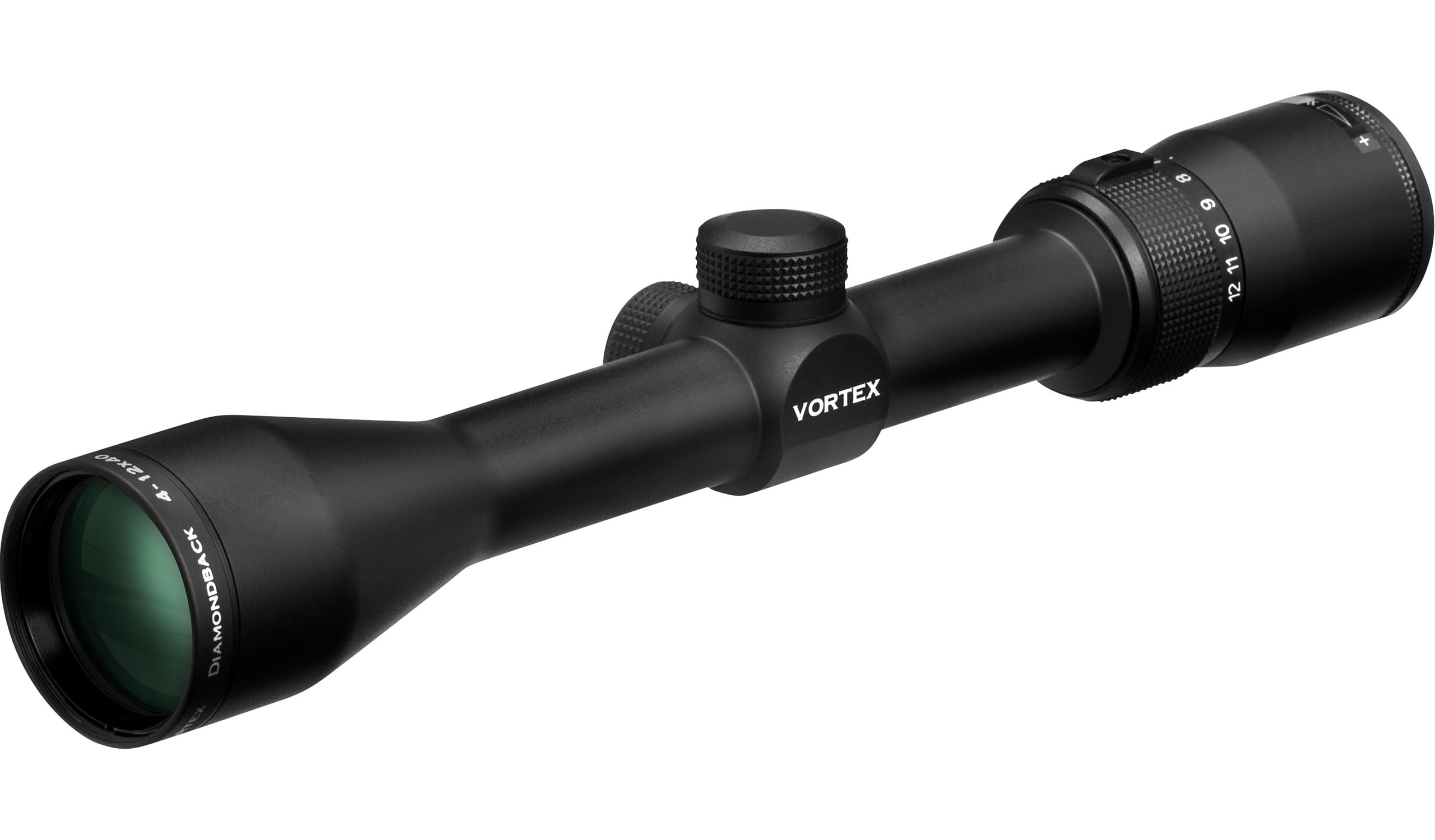 Vortex Optics Diamondback 4-12x40 Second Focal Plane Riflescope - Dead-Hold BDC Reticle (MOA) , Black