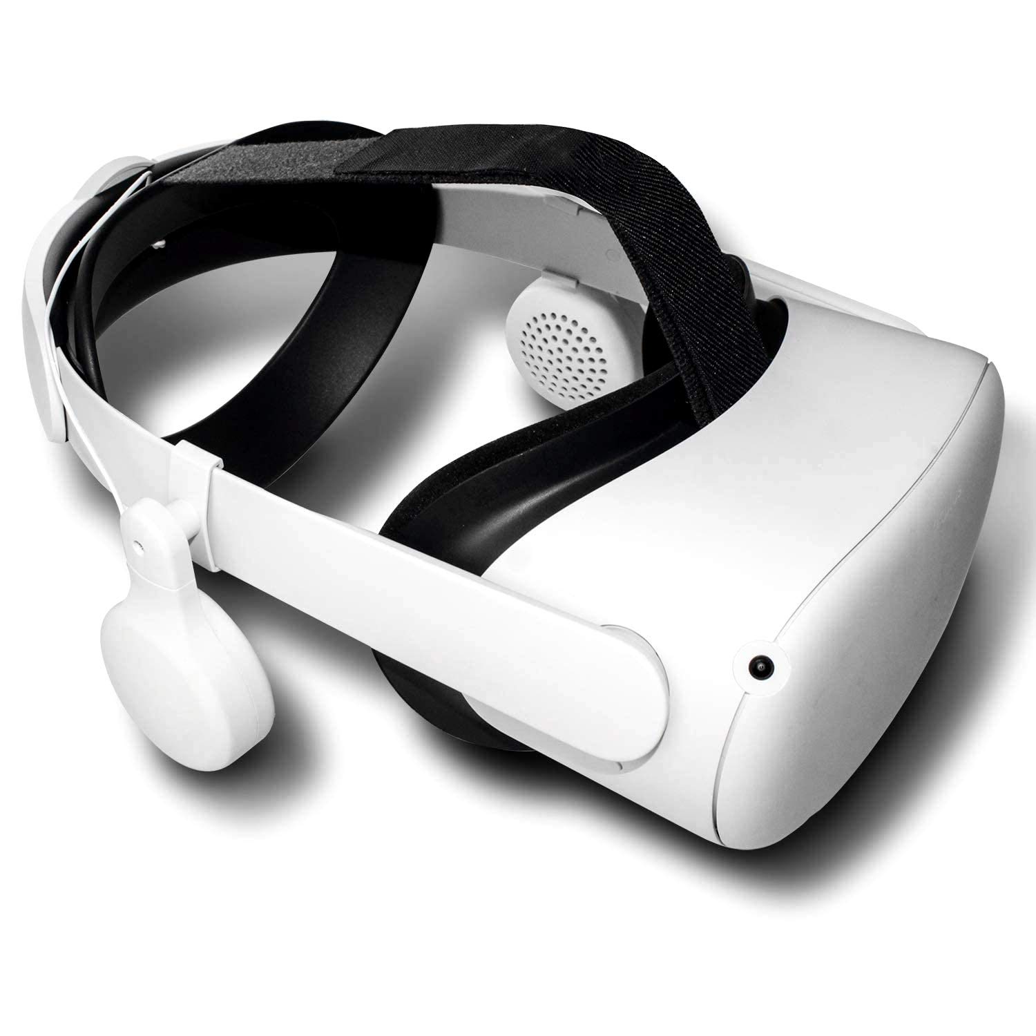 VR Gaming Headphone 360° Rotatable Up and Down Telescopic Adjustable Stereo Immersive Headphone Headband for Quest 2 VR Headset