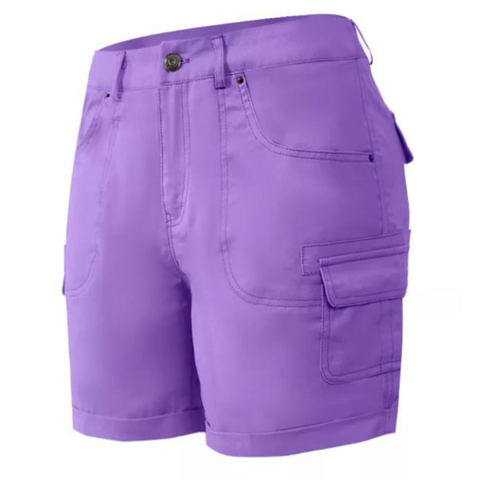 Women Cargo Pants Shorts Butt Lift Multi-Pockets Casual Hiking Twill Bermuda Cargo Shorts,Army Cargo Pants for Women