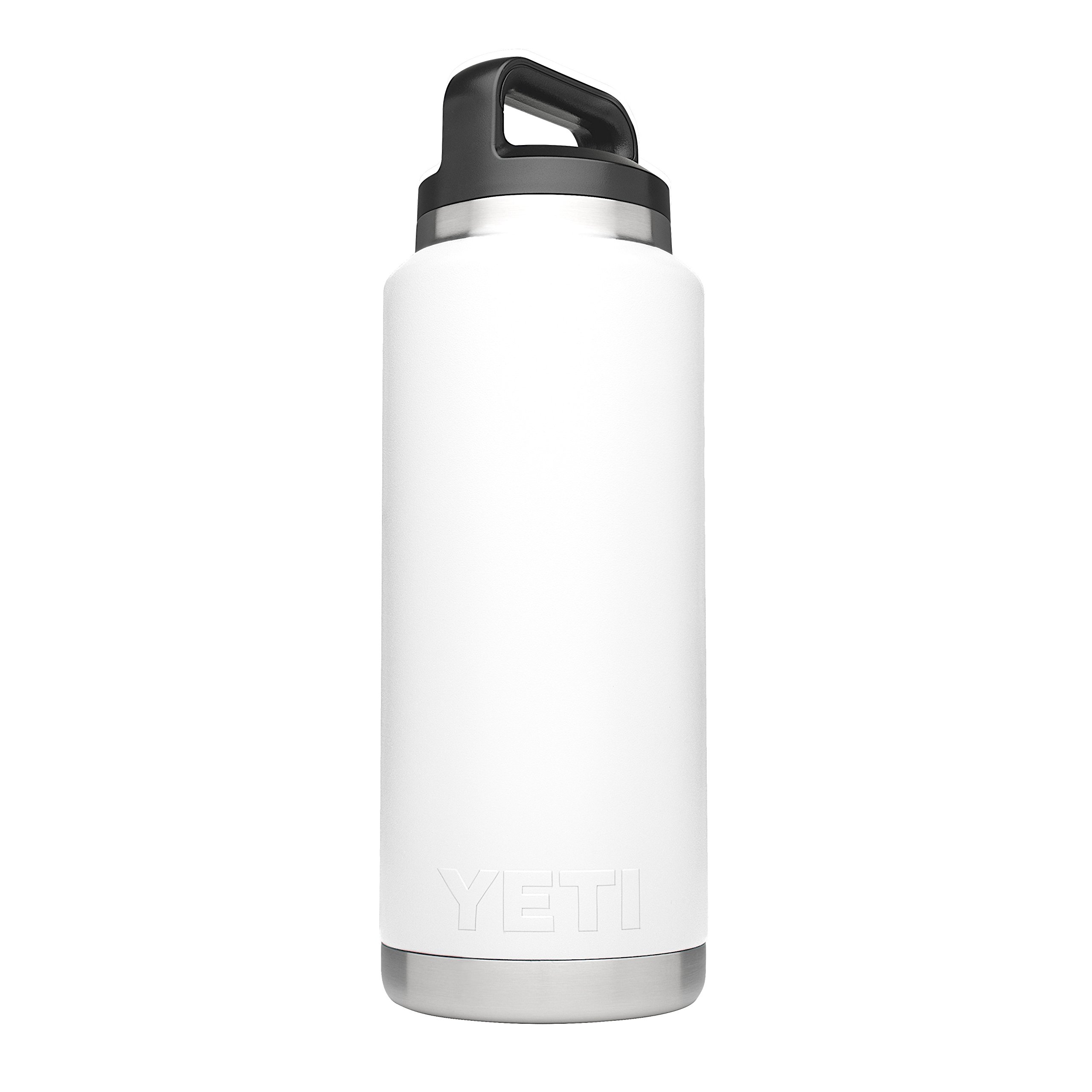 YETI Rambler 36 oz Bottle, Vacuum Insulated, Stainless Steel with TripleHaul Cap, White