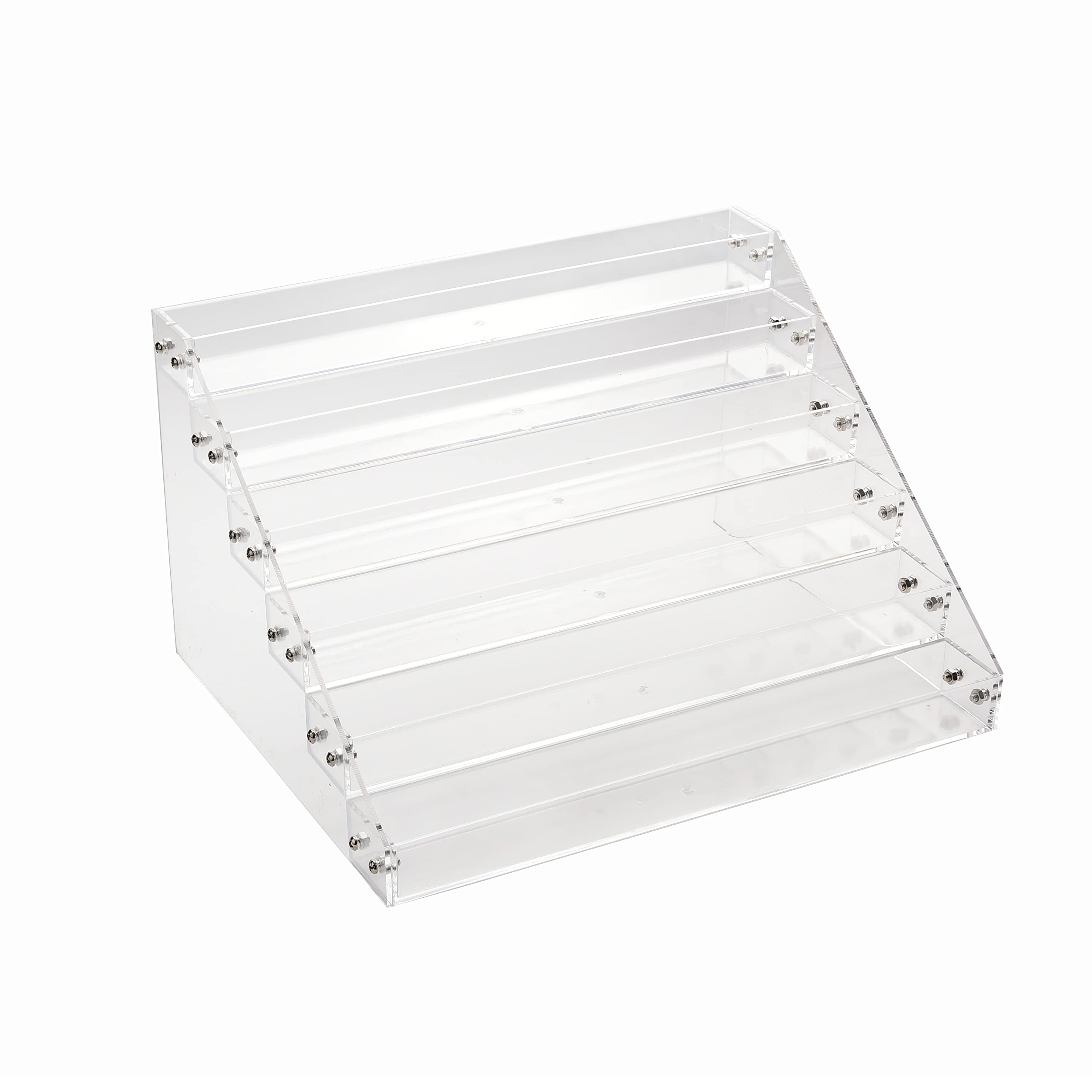 ZHIAI Nail Polish Organizer 6 Layers Acrylic Display Rack Storage Rack Holder Up to 60 Bottles