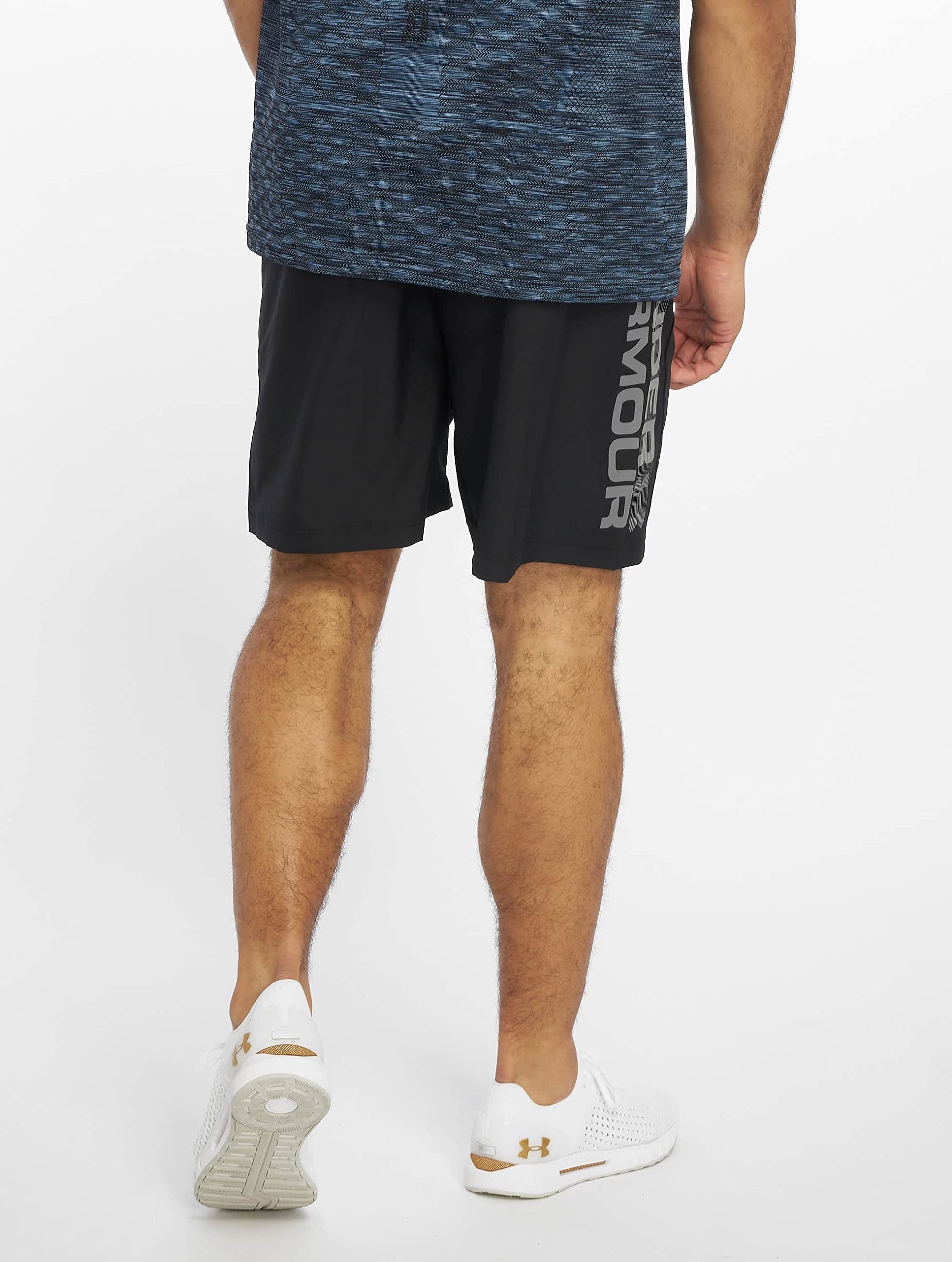 Under Armour Men's UA Woven Graphic Wordmark Shorts XL Black