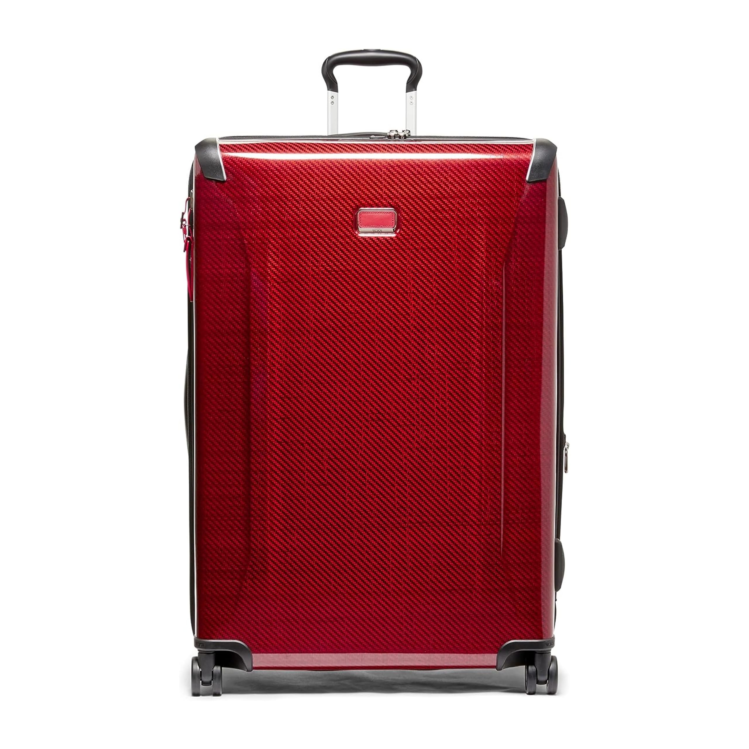 TUMI - Tegra-Lite Extended Trip Expandable 4 Wheeled Packing Suitcase - Roller Suitcase for Domestic & International Travel - Blaze Red