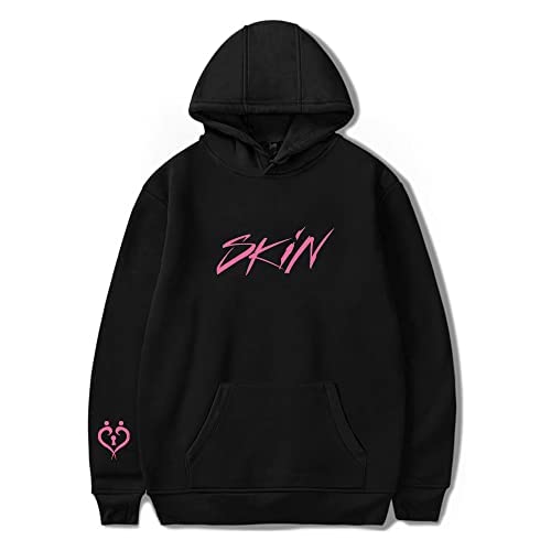 XPLR Colby Brock Skin Merch Sam and Colby Hoodie Long Sleeve Men Women Sweatshirt Couple Clothes (Black,L)