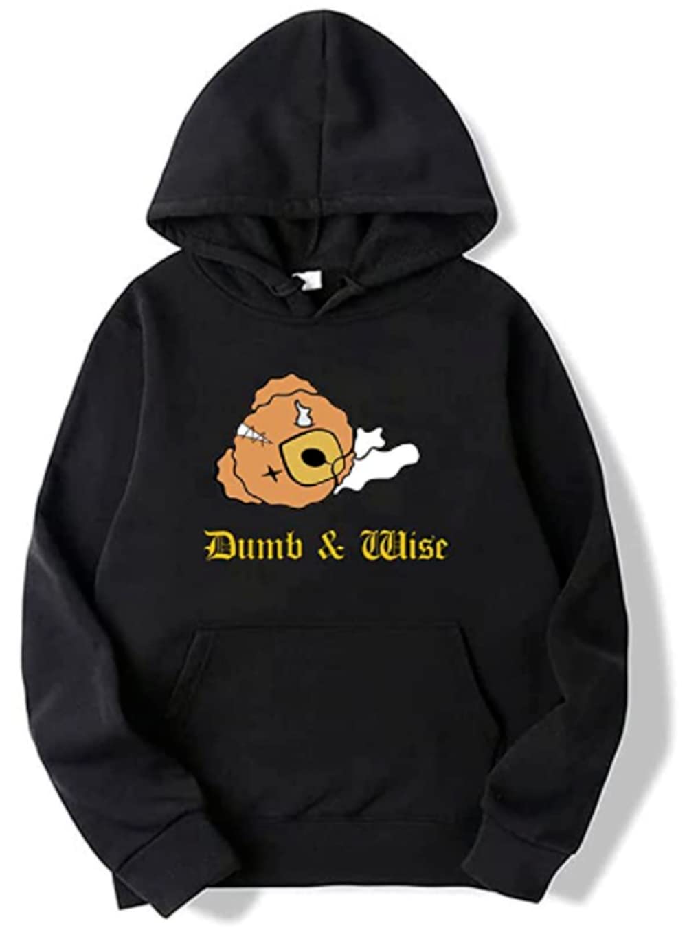 WYLINGER XPLR Sam Golbach Dumb and Wise New Logo Teddy Merch Hoodies Men/Women Sweatshirt Hip HOP Long Sleeve Hooded (BLACK,Large)