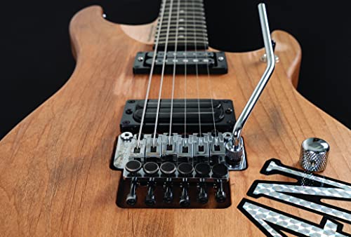 Washburn 6 String Solid-Body Electric Guitar, Natural Distressed (N4VINTAGE-D)
