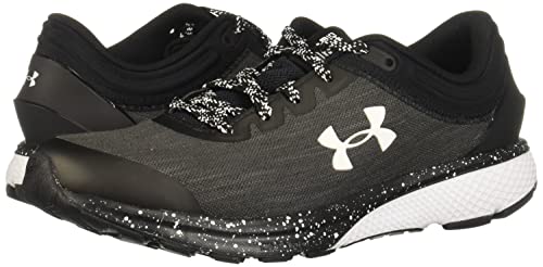 Under Armour Womens Charged Escape 3 Evo Running Shoe, Black/White, 10 US