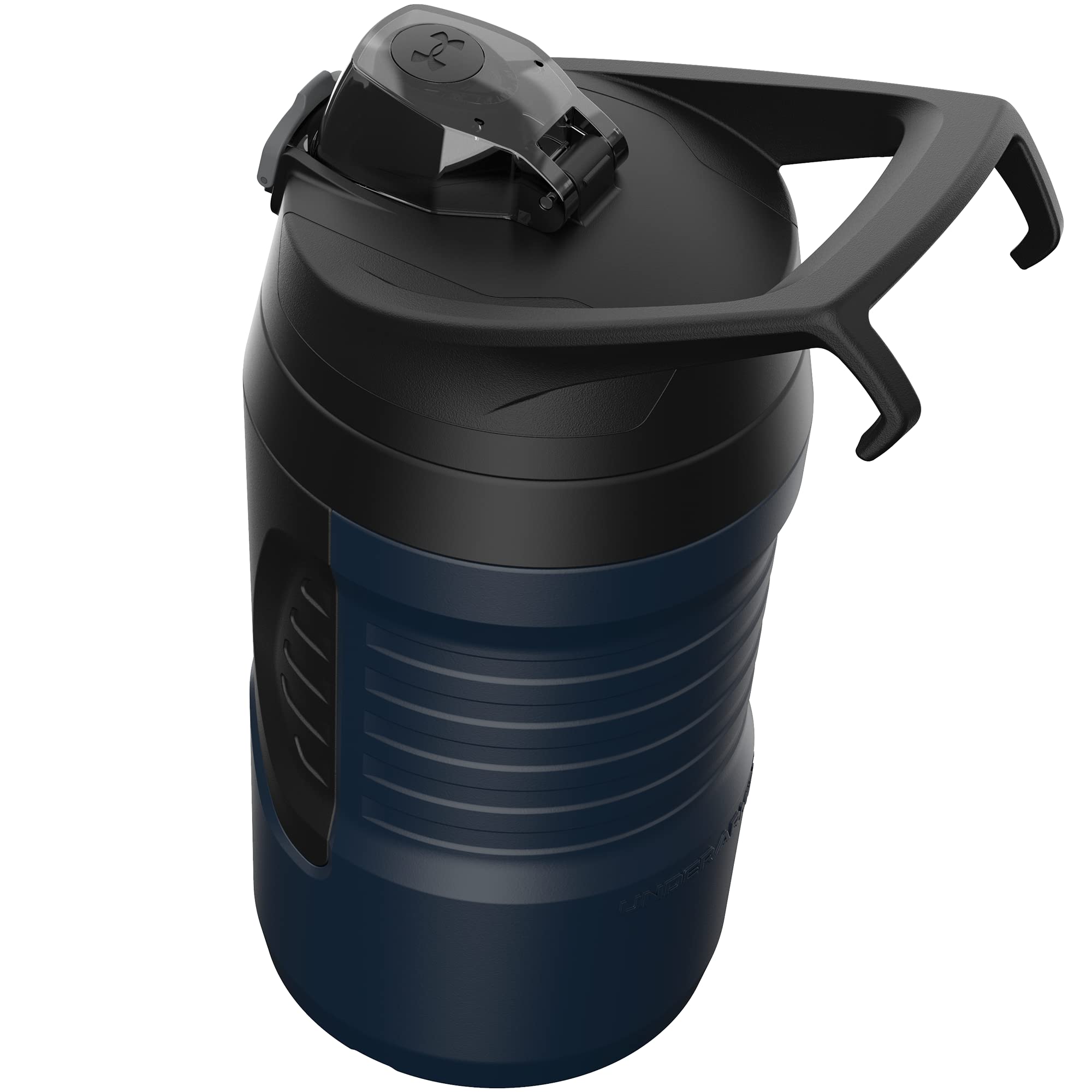 Under Armour 32oz Playmaker Water Jug, White/Blue Surf
