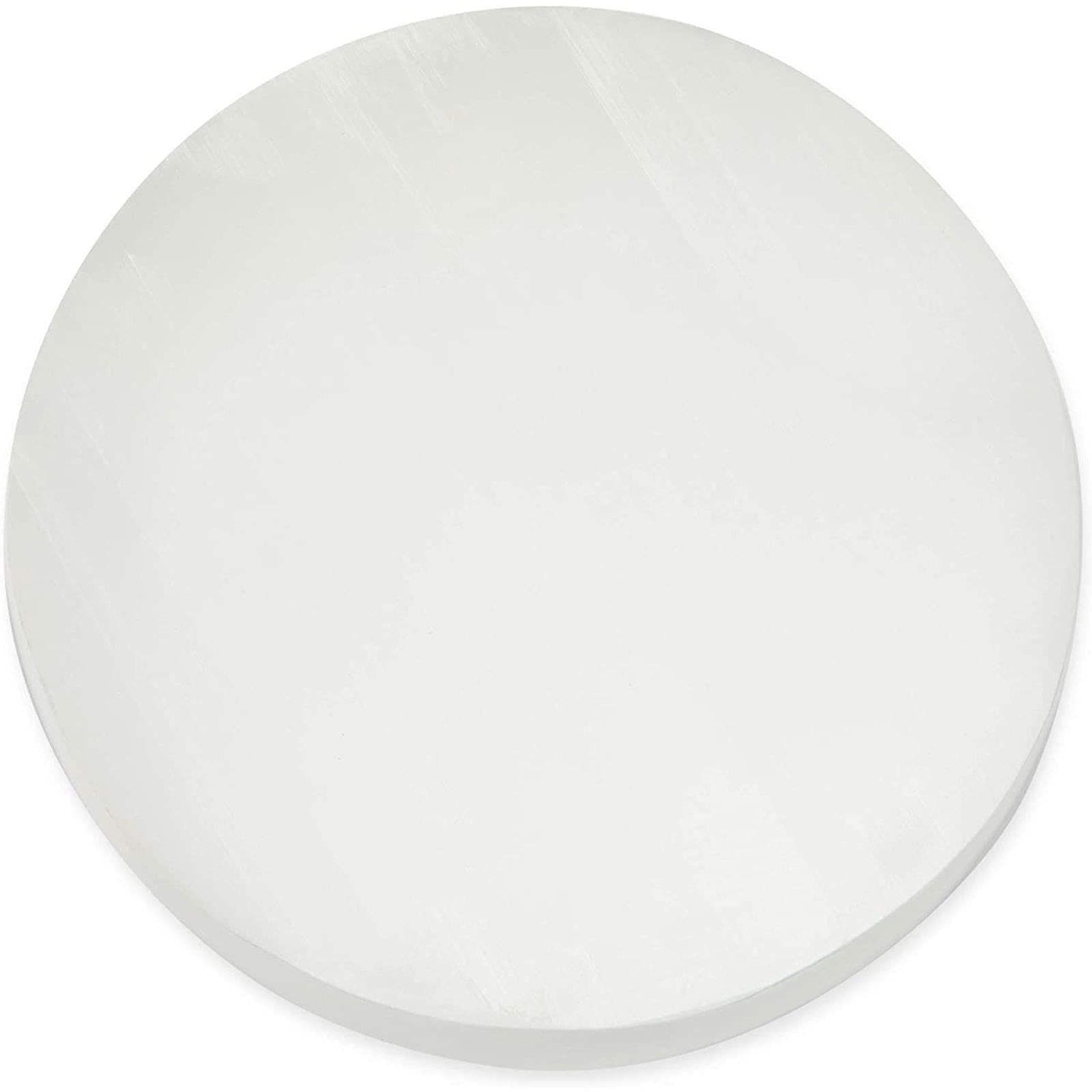 Wellbrite Selenite Charging Plate for Crystals and Healing Stone (6 Inches)