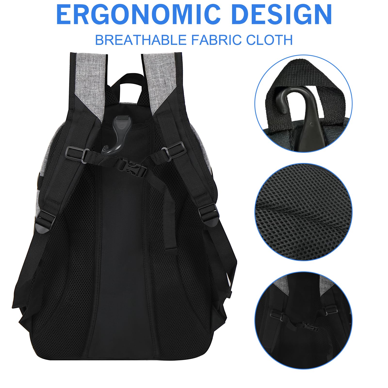 WOLT | Lacrosse Bag-Lacrosse Backpack with Two Sticks Holder-Large Field Hockey Bag Holds All Lacrosse Gears