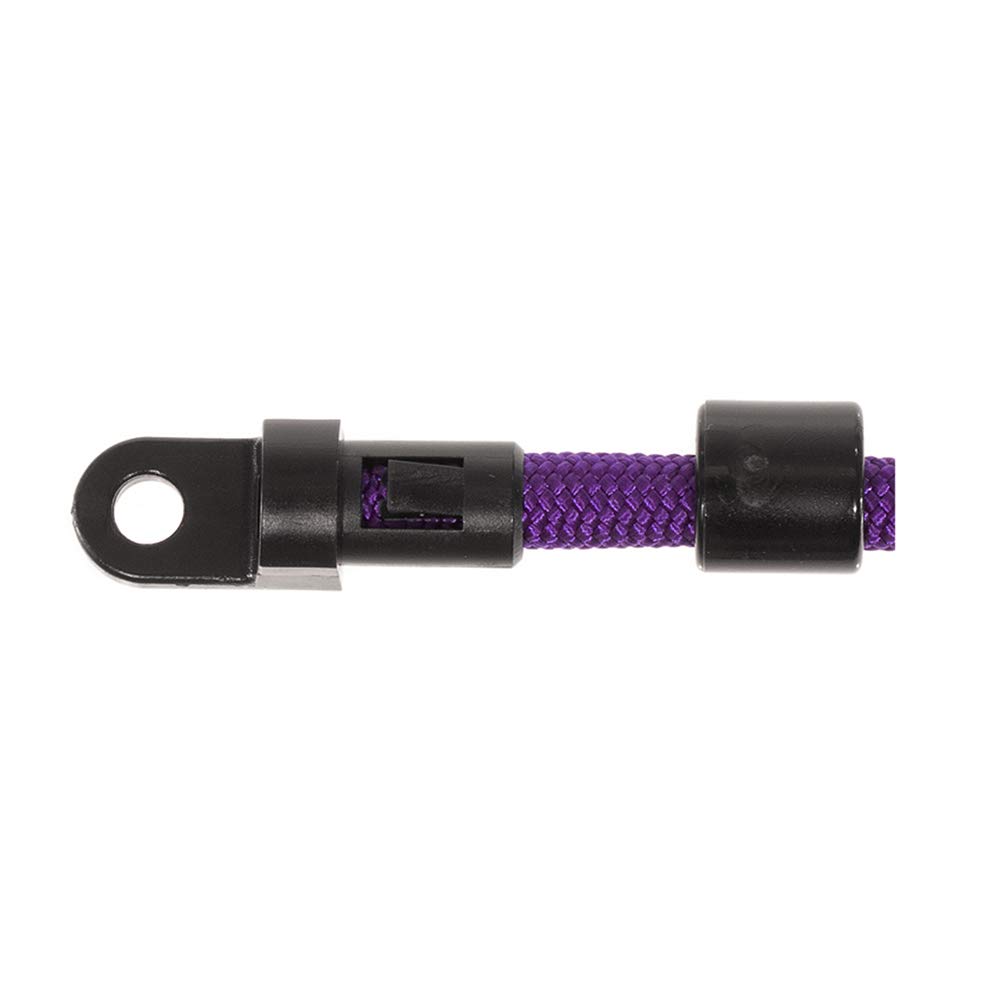 West Coast Paracord 12 Pieces Black Nylon Durable 1/4-Inch Bungee Shock Cord Terminal End Boat Rafting Kayak Canoe
