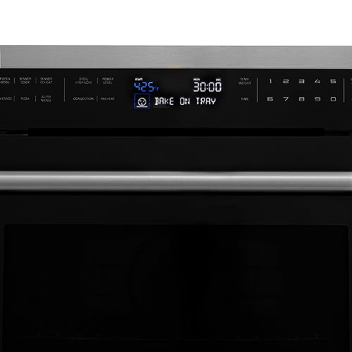 ZLINE 24" Built-in Convection Microwave Oven in Black Stainless Steel with Speed and Sensor Cooking