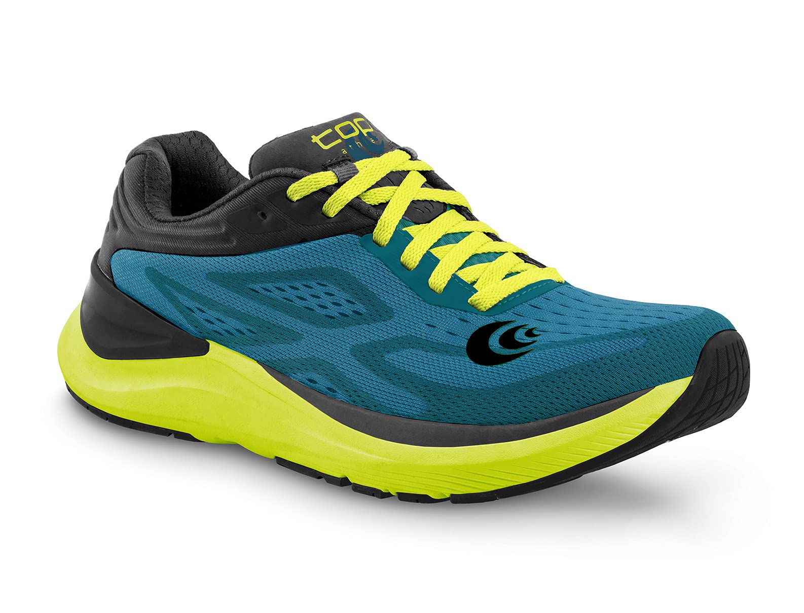 Topo Athletic Men's Ultrafly 3 Breathable Road Running Shoes, Ocean/Green, Size: 11.5