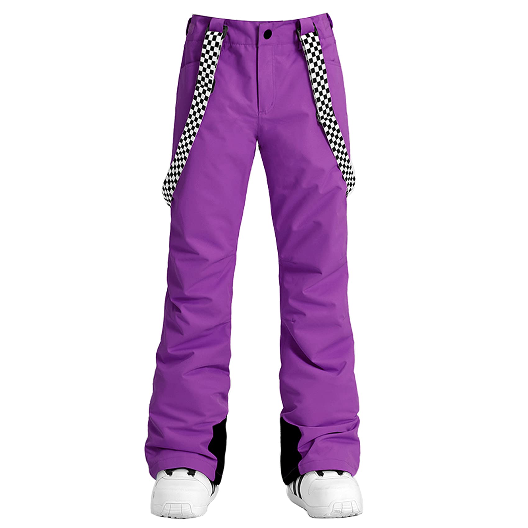 Womens Ski Pants Snow Snowboarding Waterproof Windproof Winter Outdoor Hiking Warm,Purple,L