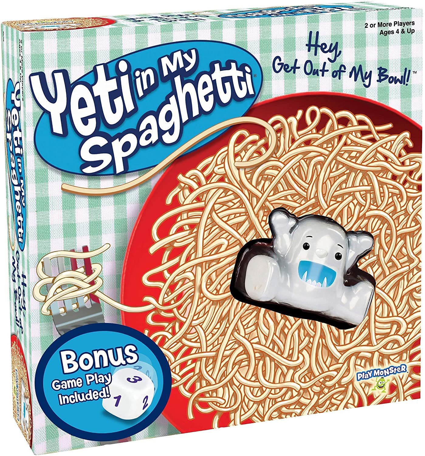 Yeti in My Spaghetti — Award-Winning, Silly Children's Game — Hey, Get Out of My Bowl! — Ages 4+ — 2+ Players