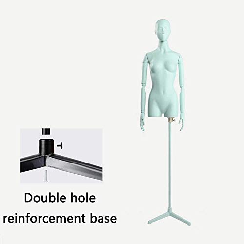 TOPRP Mannequin Display Stand Female Tailors Dummy,Dressmakers Fashion Mannequin Display,Adjustable Dummy,with Double Reinforced Base