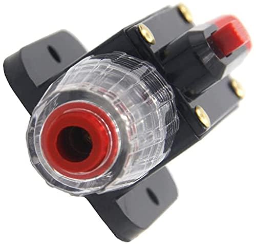 ZOOKOTO 12V-24V DC 125A Car Audio Inline Circuit Breaker Reset Fuse Holders Inverter for Stereo Switch System Protection 125 Amp