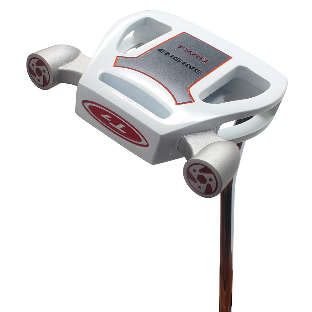 T7 Twin Engine White Mallet Golf Putter Right Handed with Alignment Line Up Hand Tool 33 Inches Teenage Boy's Perfect for Lining up Your Putts