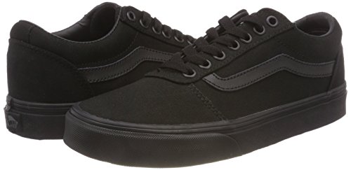 Vans Men's MN Ward Sneaker, Black/Black, 11