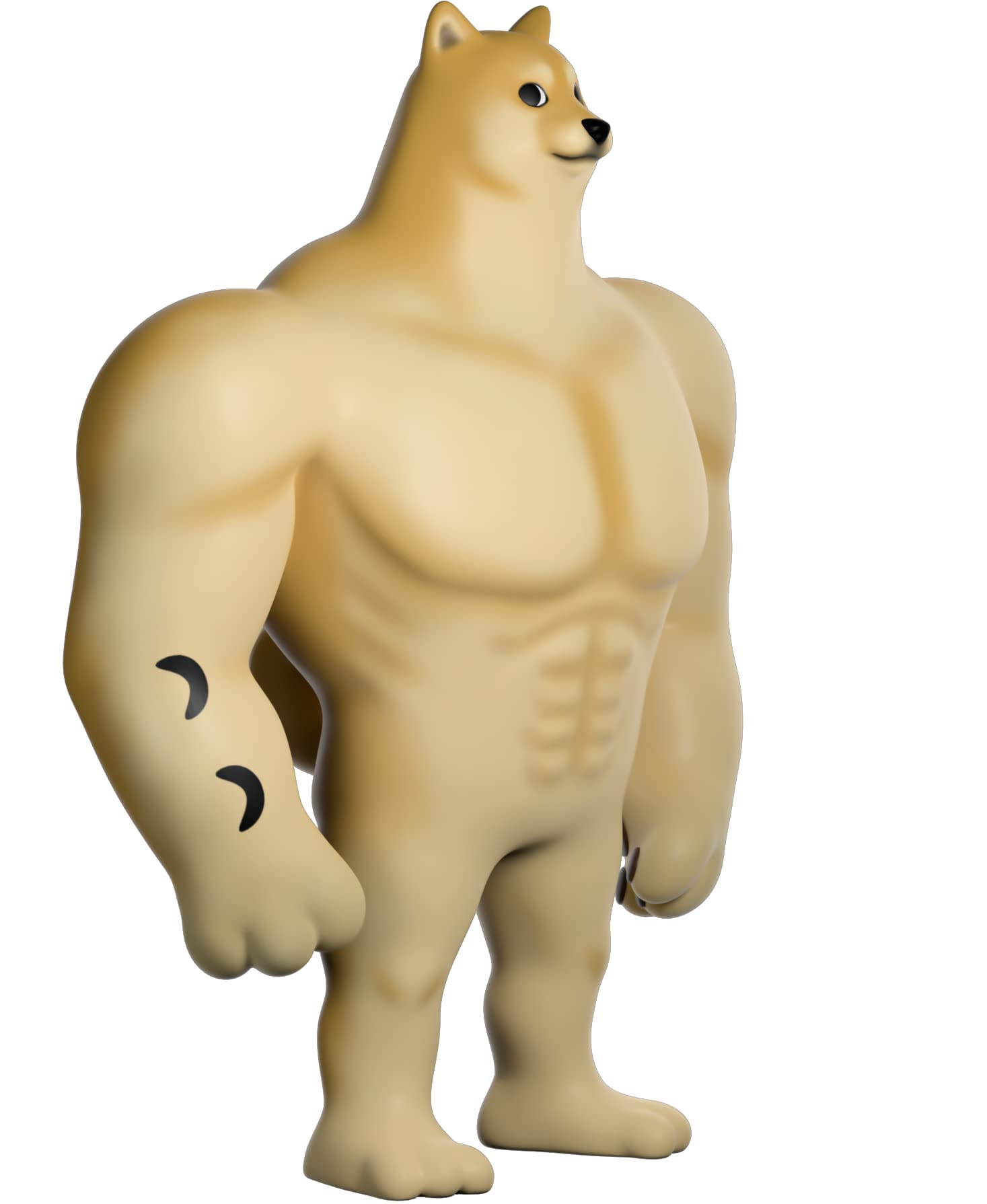 You Tooz Swole Doge 5' Tan Vinyl Figurine - Meme Collection