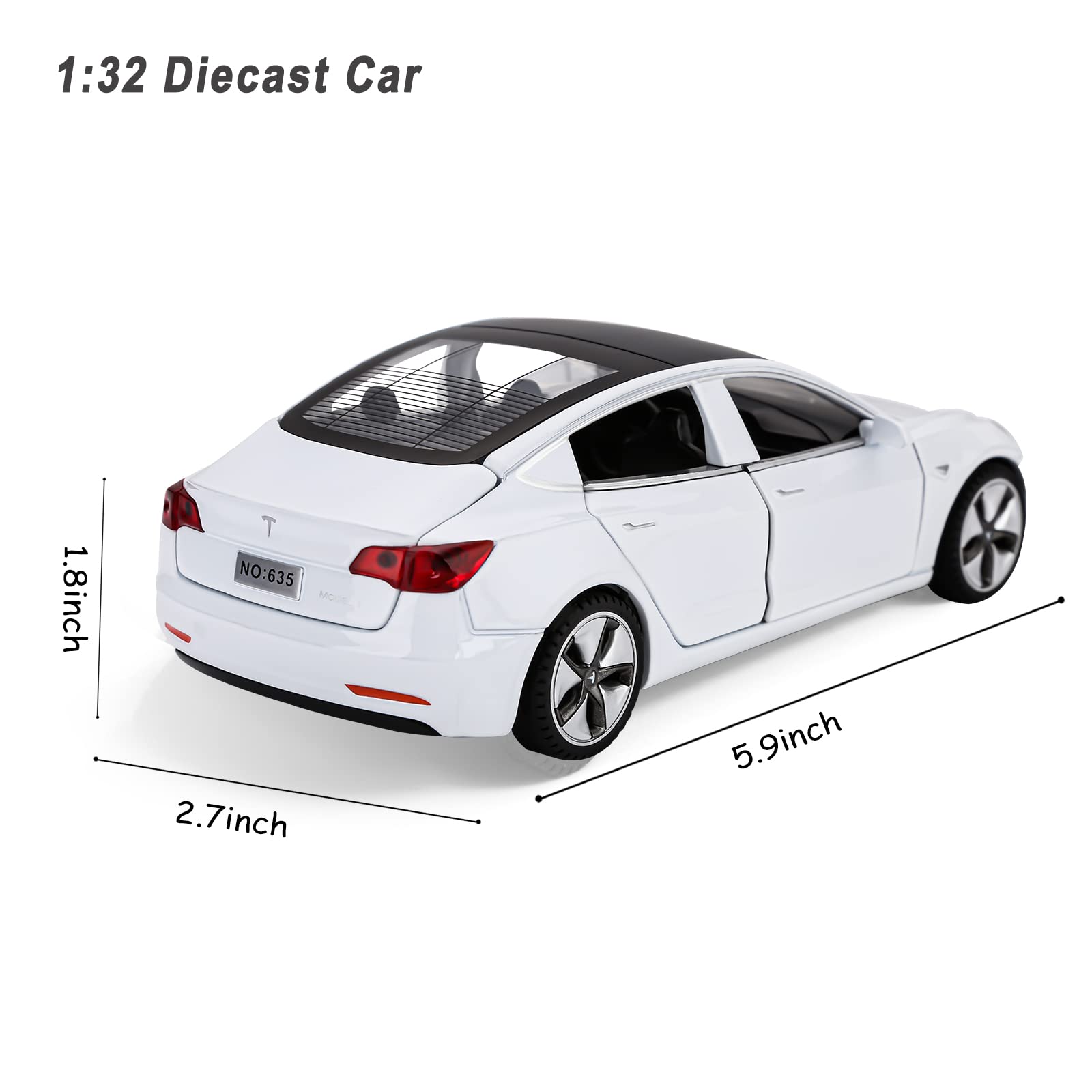 Toy Car Model 3 Diecast Metal Model Cars Pull Back car for Boys and Girls Age 3-12 Years Old