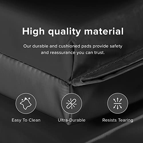 We Sell Mats 4 ft x 10 ft x 2 in Personal Fitness & Exercise Mat, Lightweight and Folds for Carrying, Black