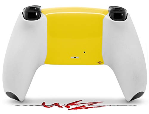 WraptorSkinz Skin Wrap compatible with Sony PS5 DualSense Controller Solids Collection Yellow (CONTROLLER NOT INCLUDED)