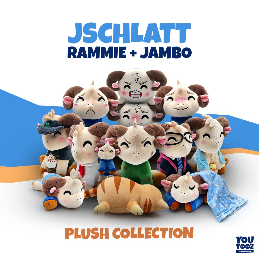 Youtooz Jschlatt UwU Pillow Plush 1FT, Collectible Soft Jschlatt Ram Pillow Plushie, by Youtooz Rammie Plush Collection